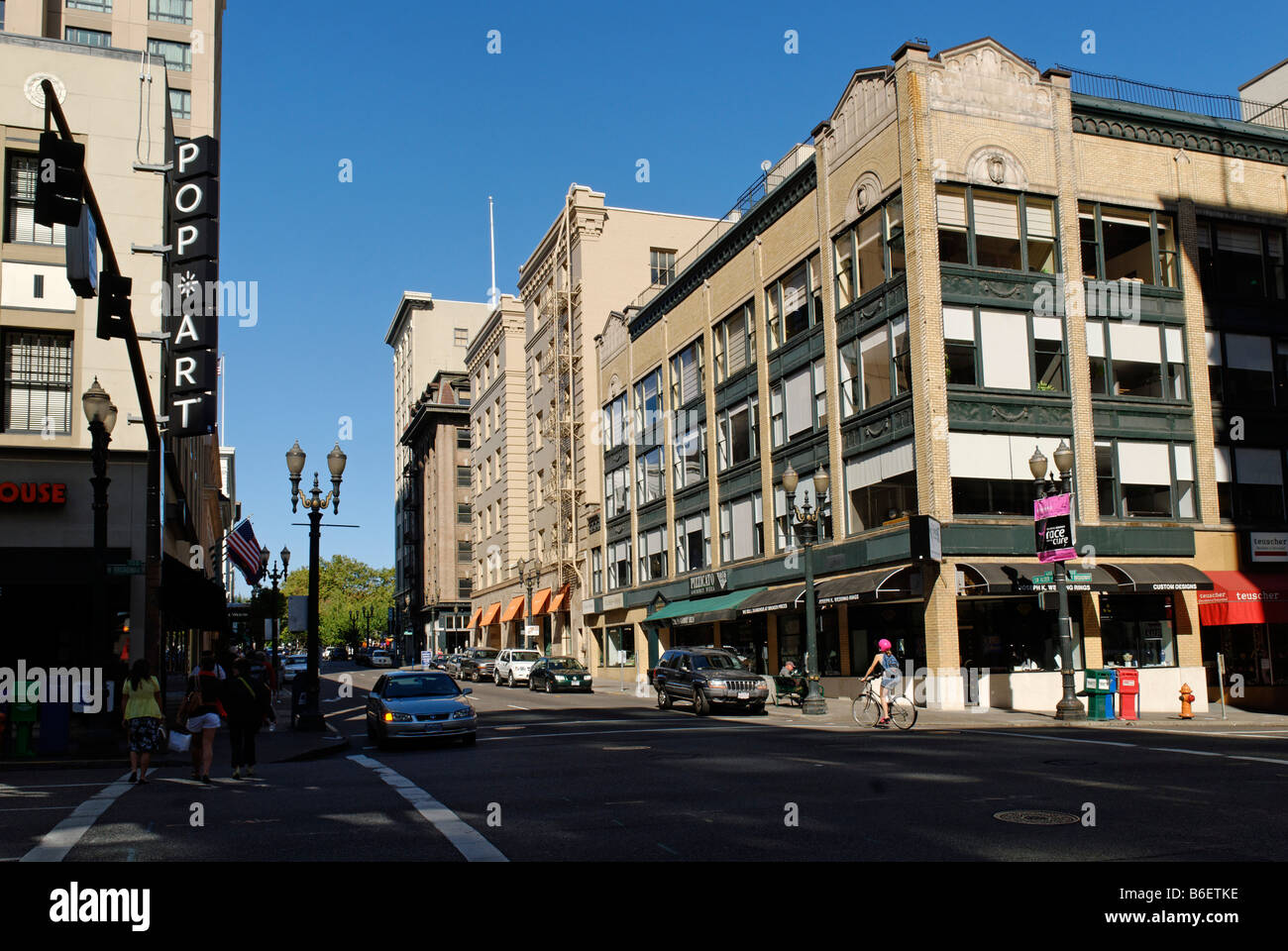 Downtown, town centre of Portland, Oregon, USA Stock Photo - Alamy