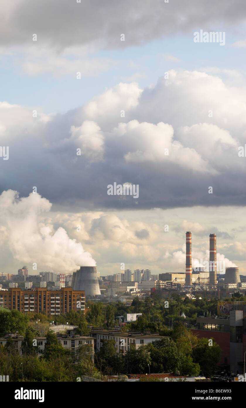 Modern Moscow skyline Stock Photo - Alamy