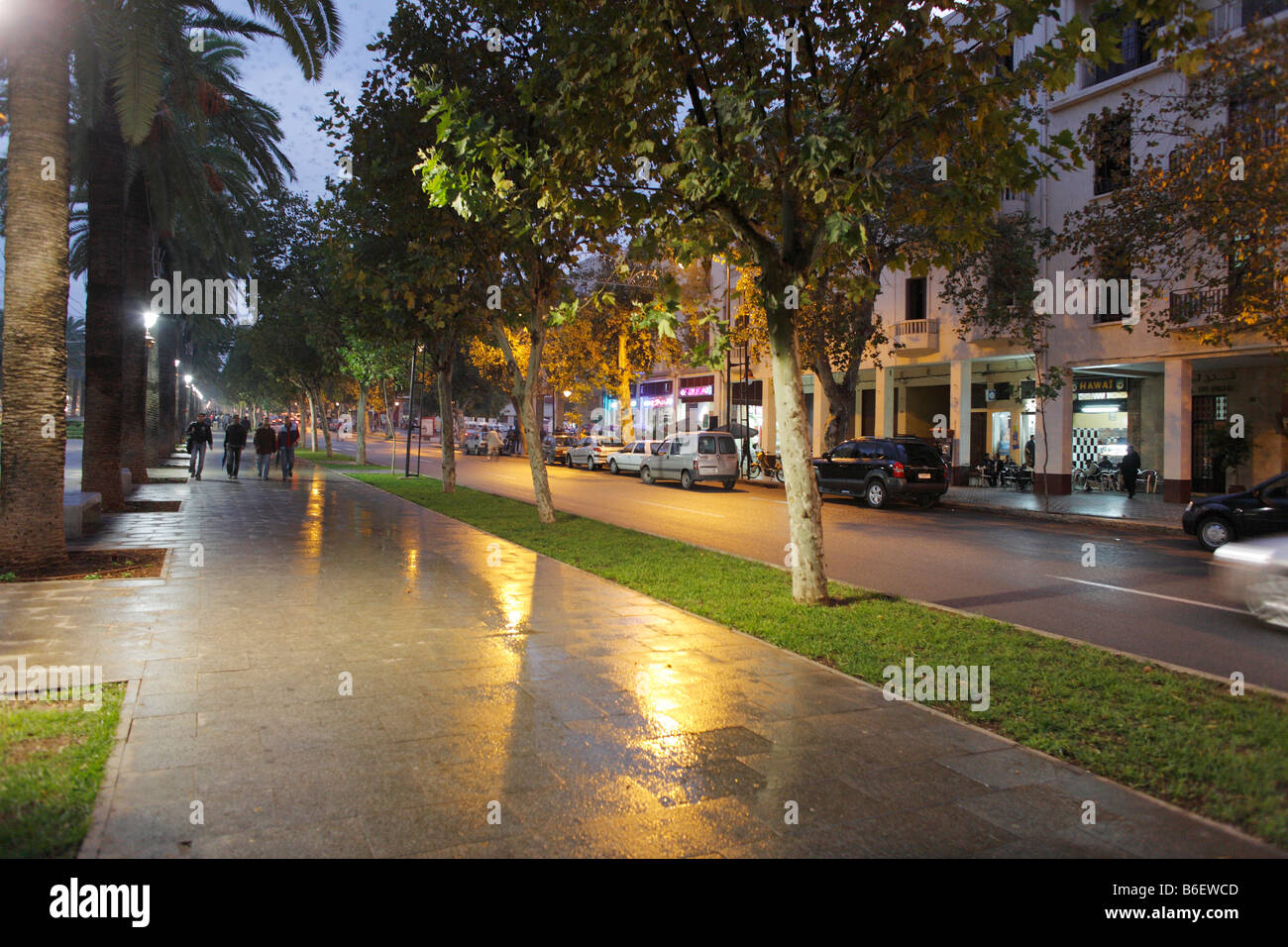 Ville Nouveau at night, Fes, Morocco, Africa Stock Photo - Alamy