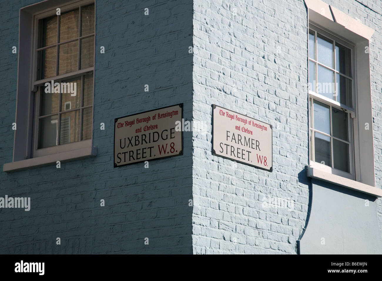 Street signs Notting Hill Gate, London Stock Photo - Alamy