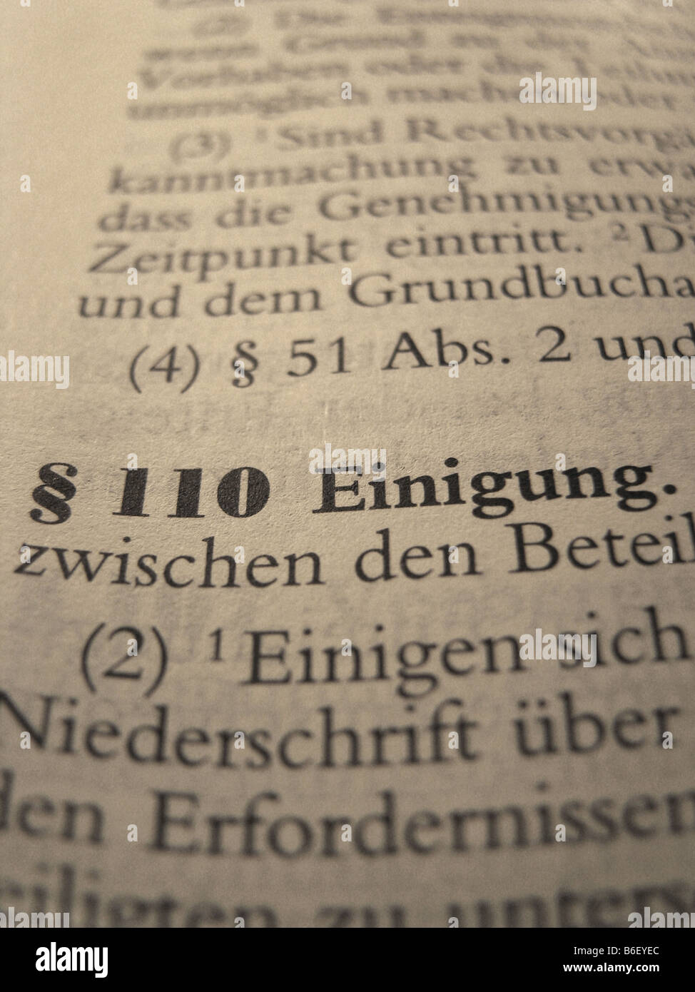 Paragraph 110 hi-res stock photography and images - Alamy