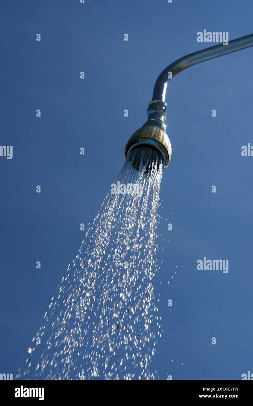 water drops falling from a shower Stock Photo - Alamy