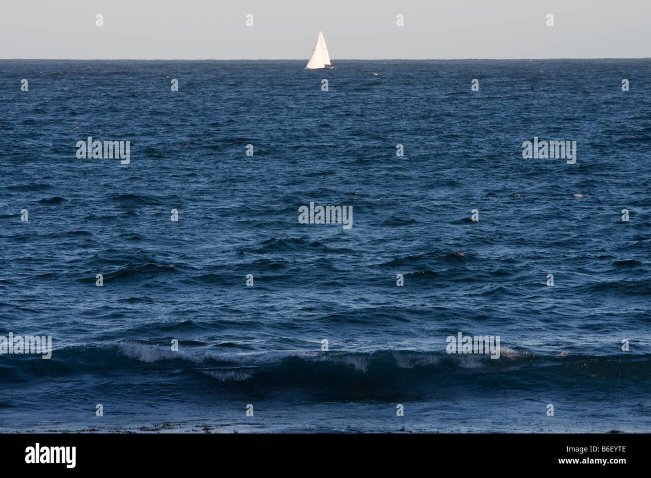 Sailing boat in the distance hi-res stock photography and images - Alamy