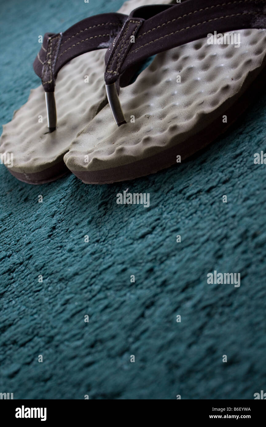 Pair of sandals Stock Photo - Alamy