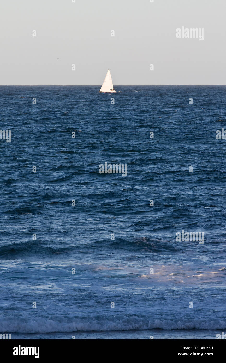 Sailing boat in the distance hi-res stock photography and images - Alamy