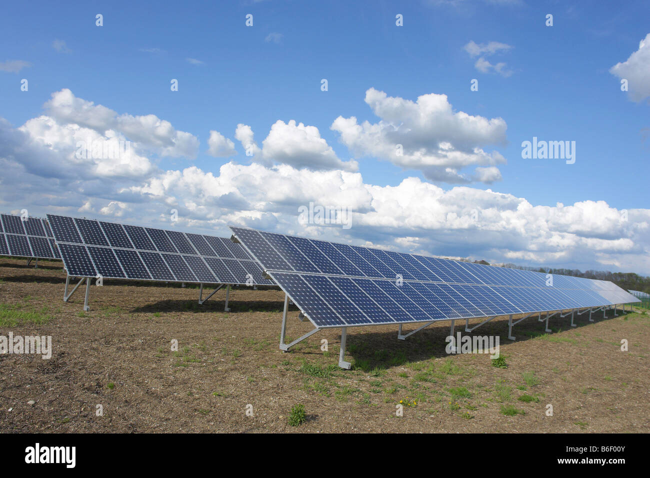 solar collector energy plant outside Stock Photo - Alamy