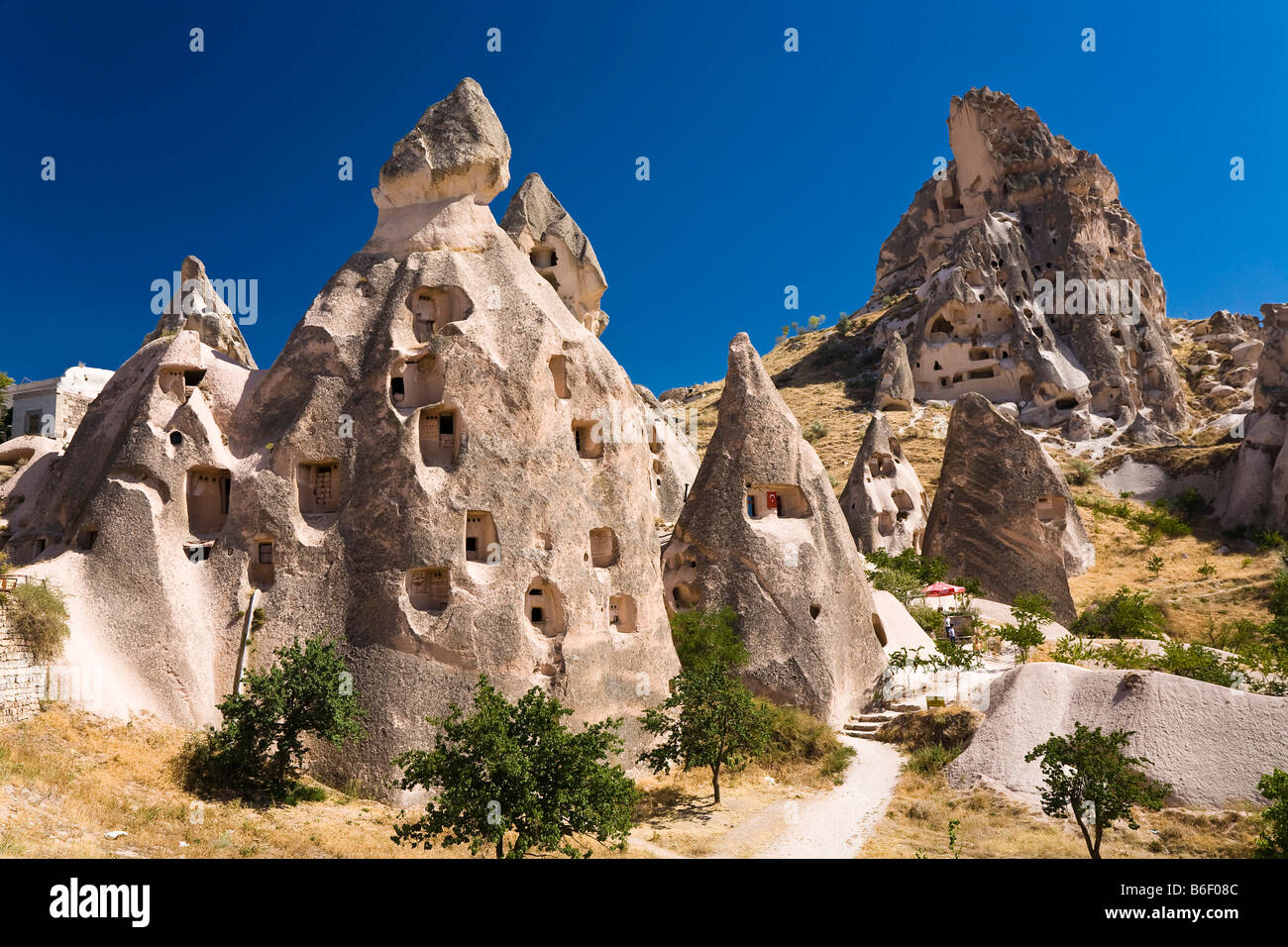 Inside rock house uchisar cappadocia hi-res stock photography and ...