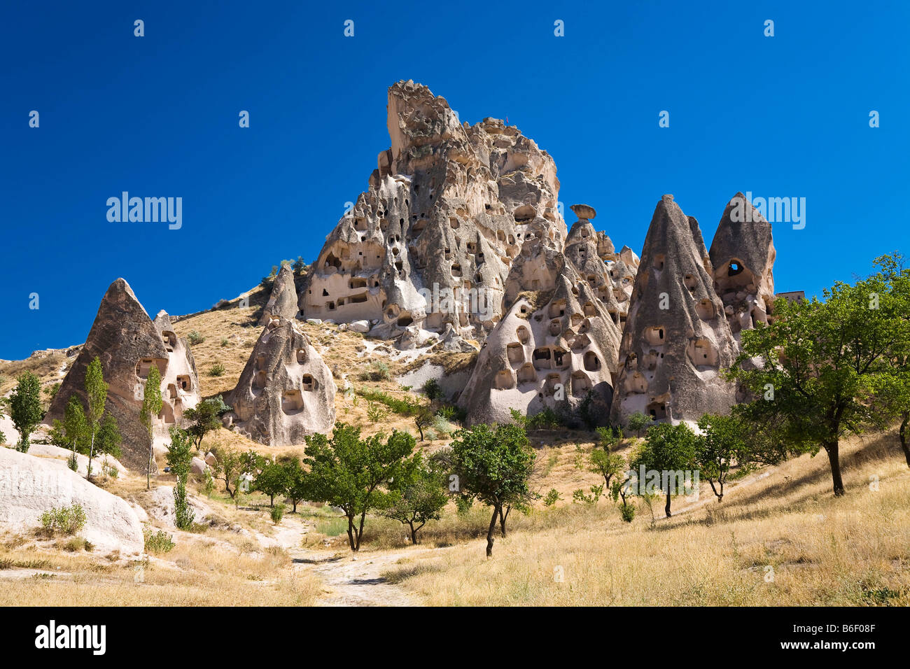 Inside rock house uchisar cappadocia hi-res stock photography and ...
