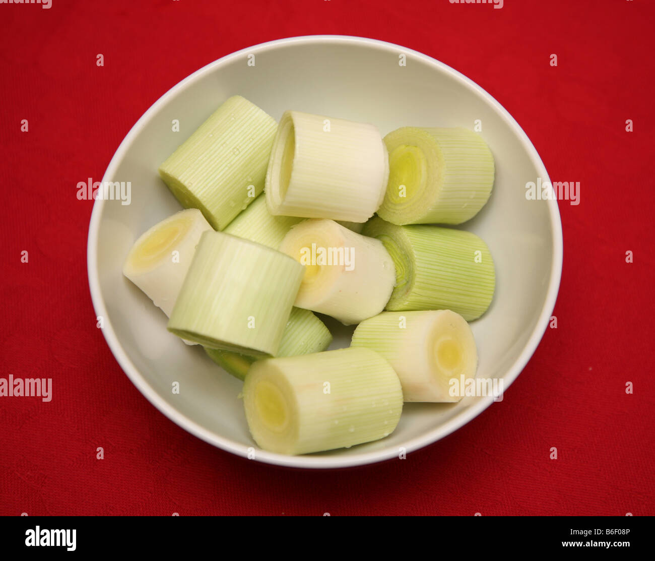 Preparing leeks dinner hi-res stock photography and images - Alamy