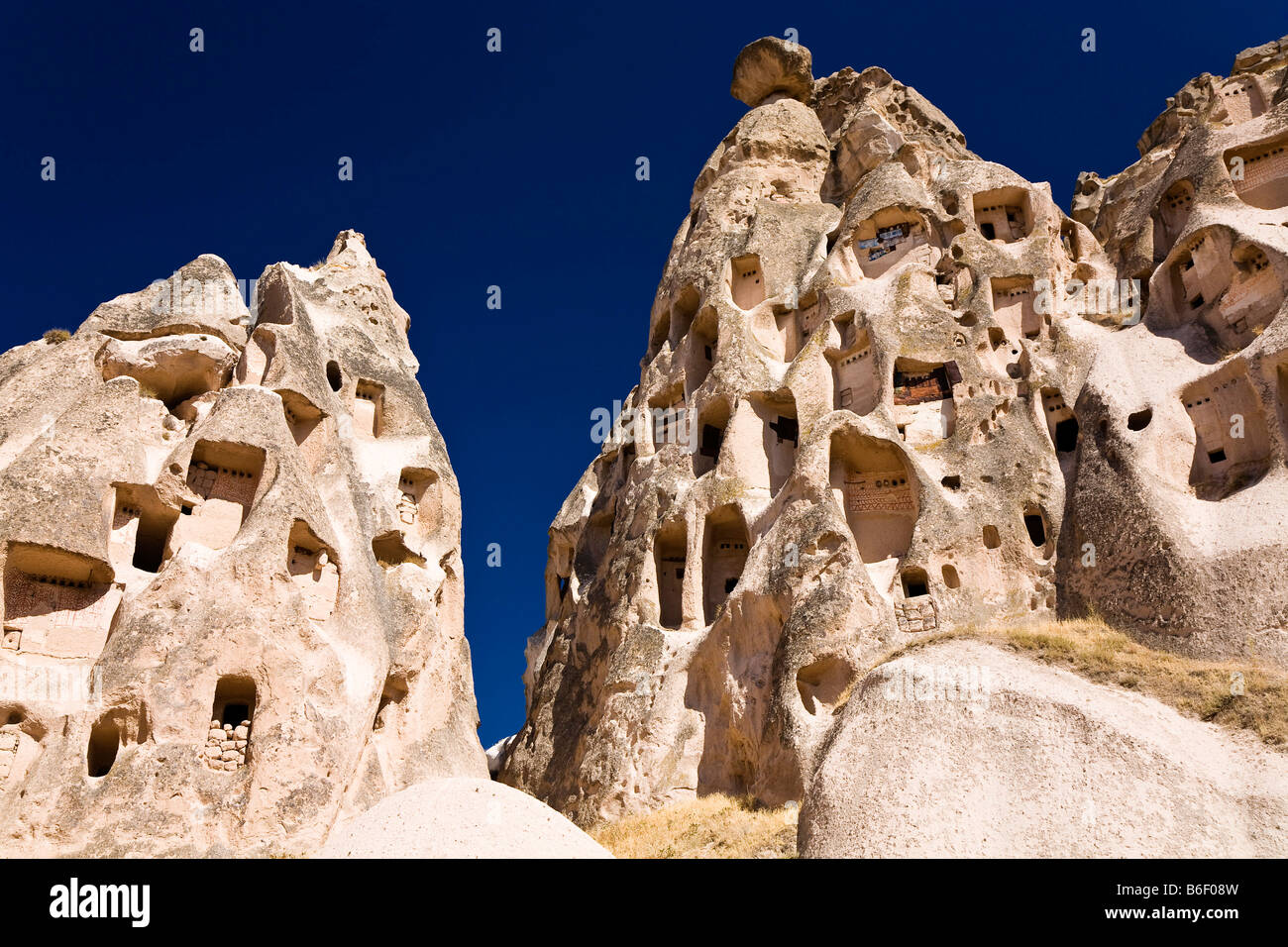 Inside rock house uchisar cappadocia hi-res stock photography and ...