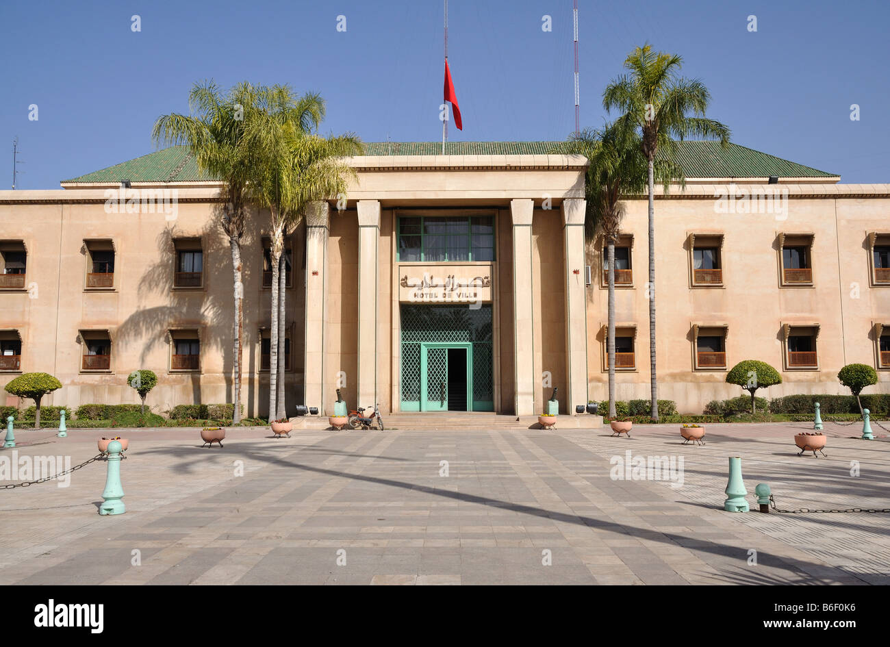 Hotel de Ville in Marrakech, Morocco Stock Photo - Alamy