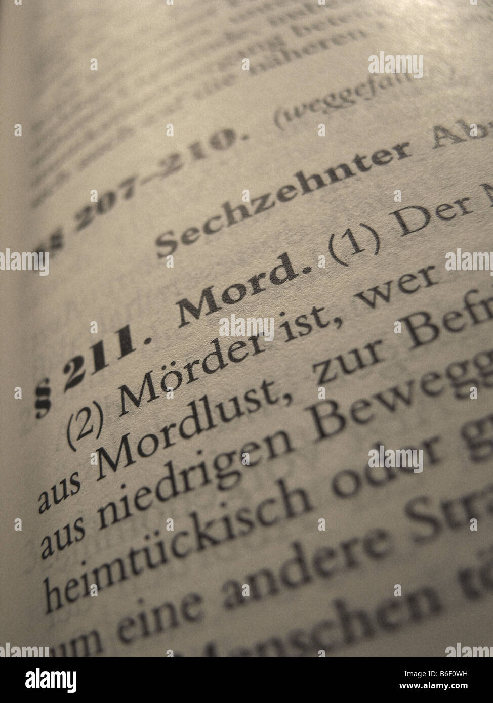 Legal text in statute book of national German law: German Criminal Code ...