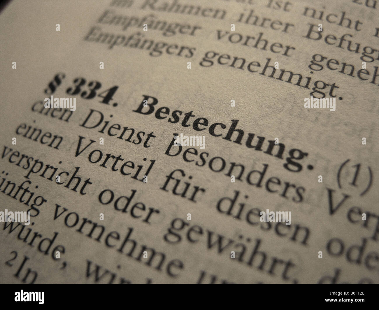 Paragraph 334 hi-res stock photography and images - Alamy