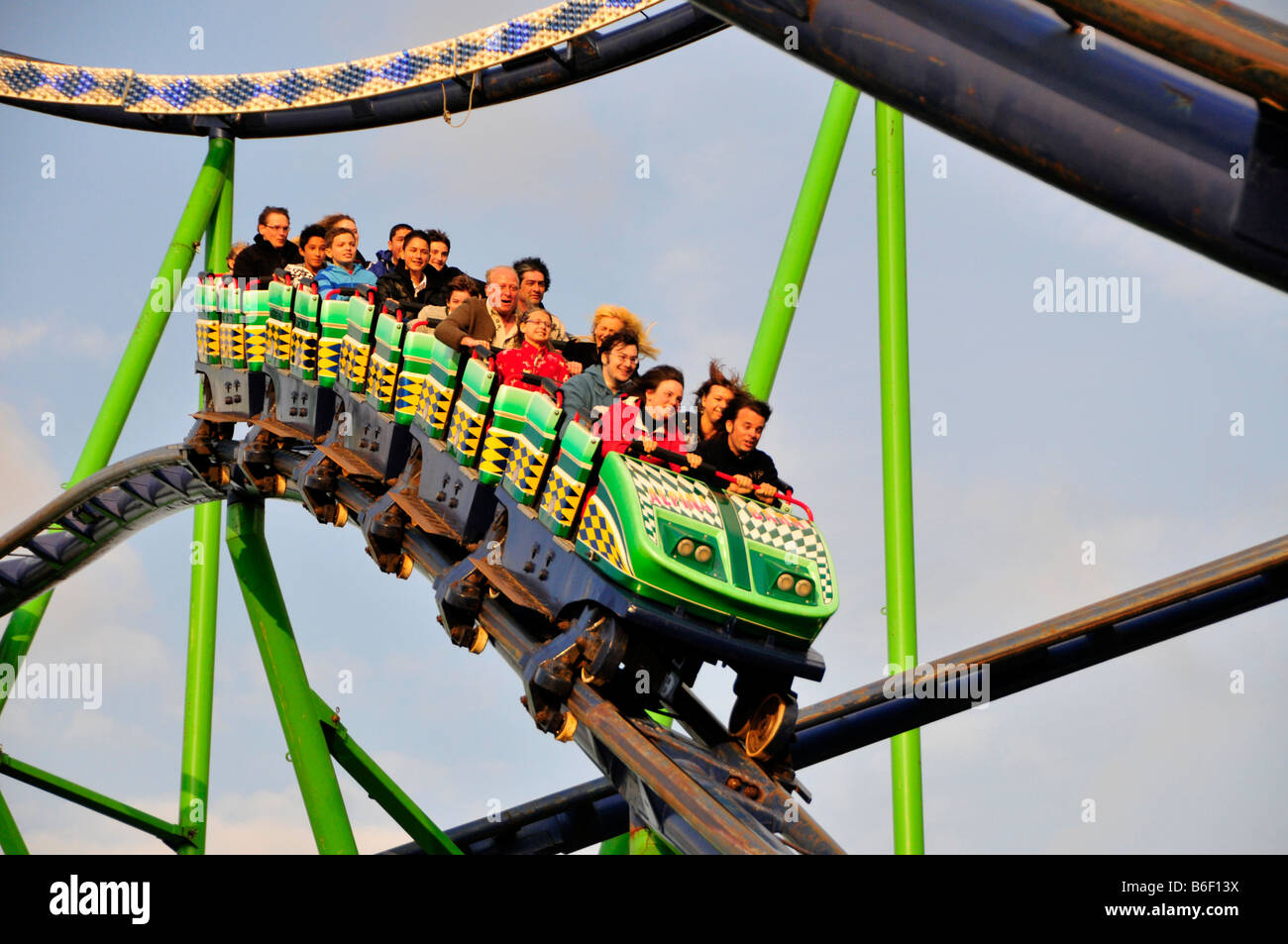 Funfair ride oktoberfest munich germany hi-res stock photography and ...