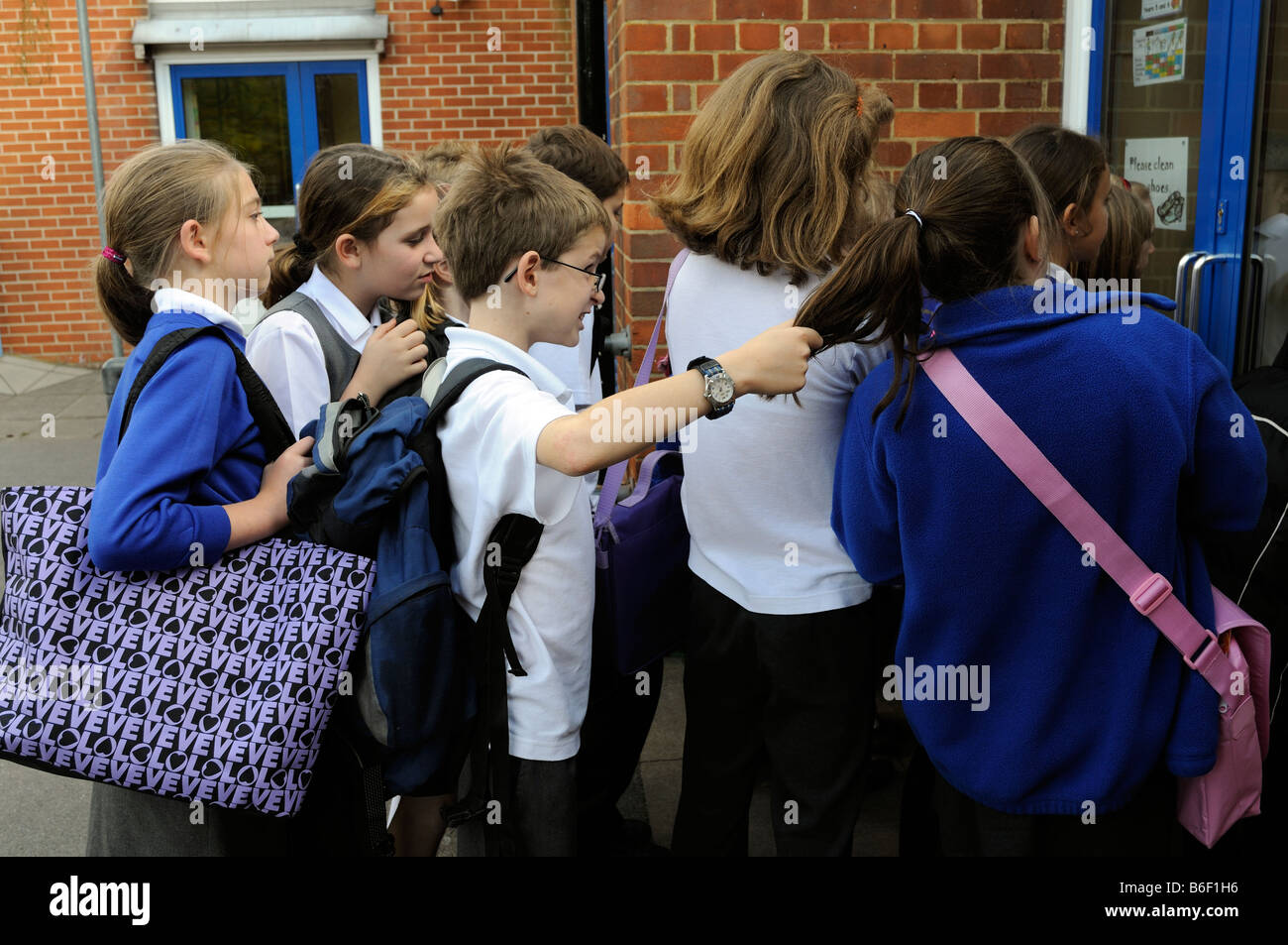 Boy Pulling Girls Plaited Hair Top 100 Pull Through Braid Photos Half