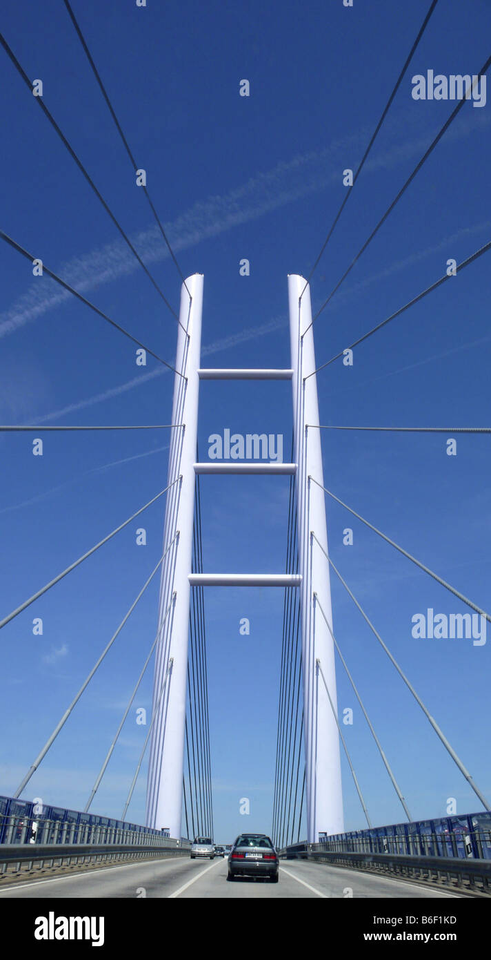 the new connecting bridge between Stralsund and Ruegen, Germany Stock ...