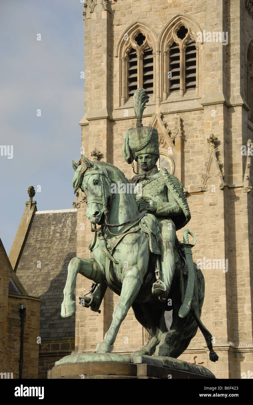 Bronze statue in Durham, England Stock Photo - Alamy