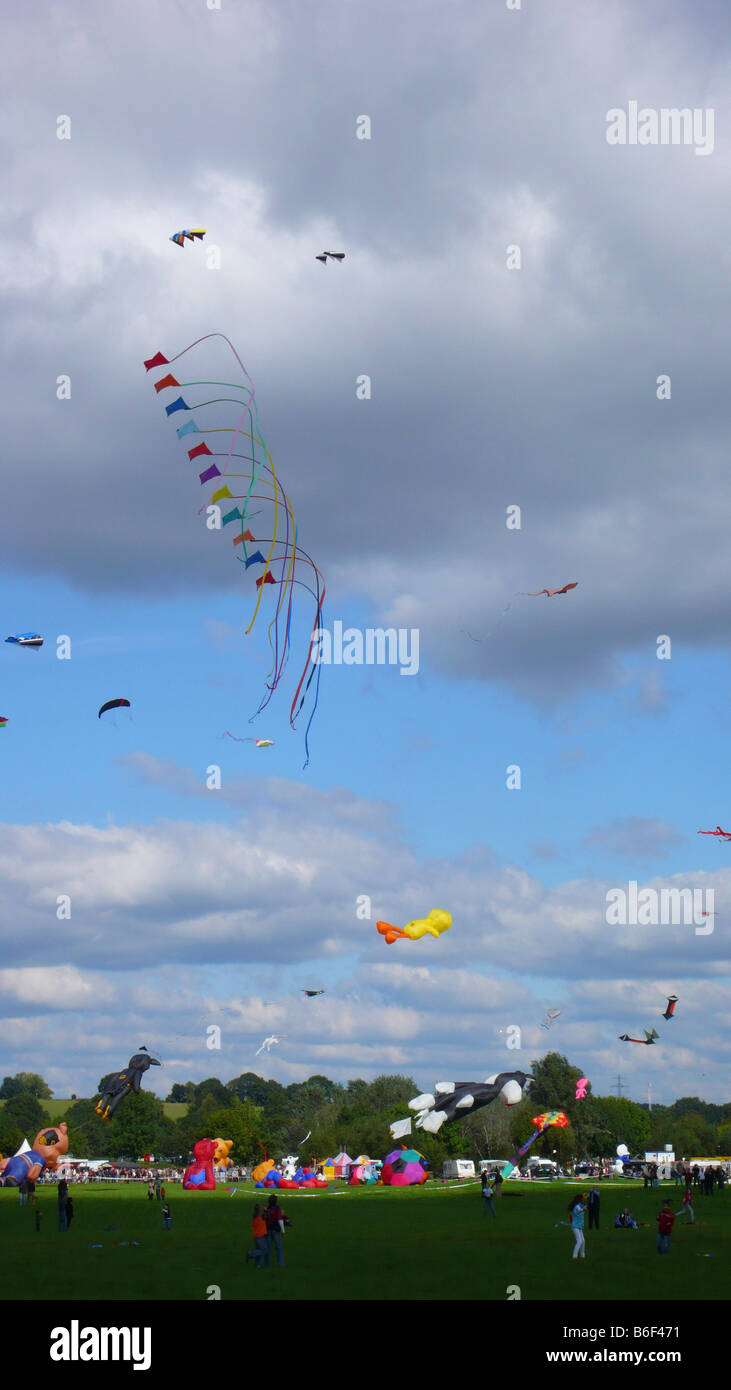 kites on a kite festival, Germany Stock Photo - Alamy
