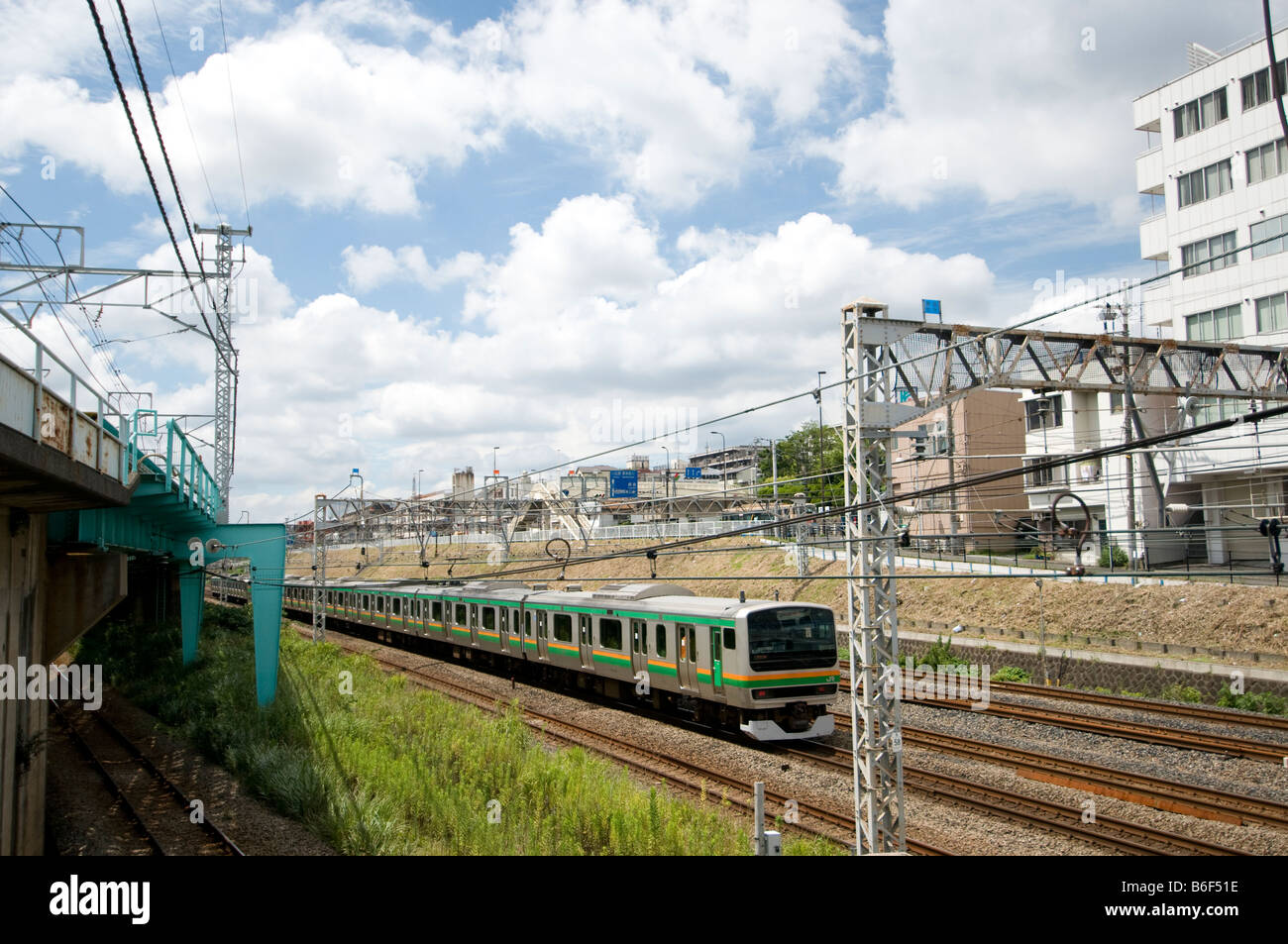 Japanese commuter train hi-res stock photography and images - Alamy