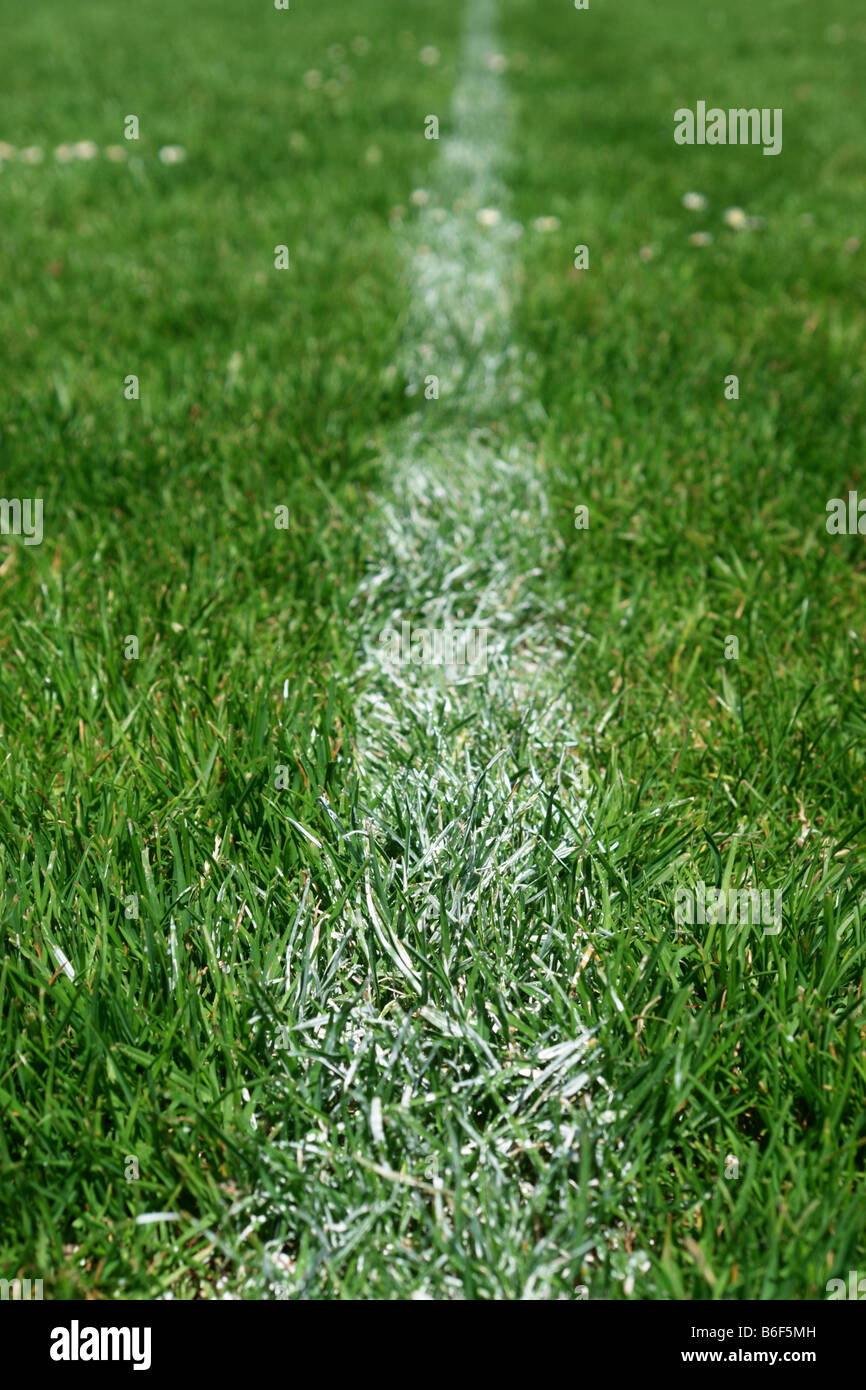 soccer field close ups of markings Stock Photo - Alamy