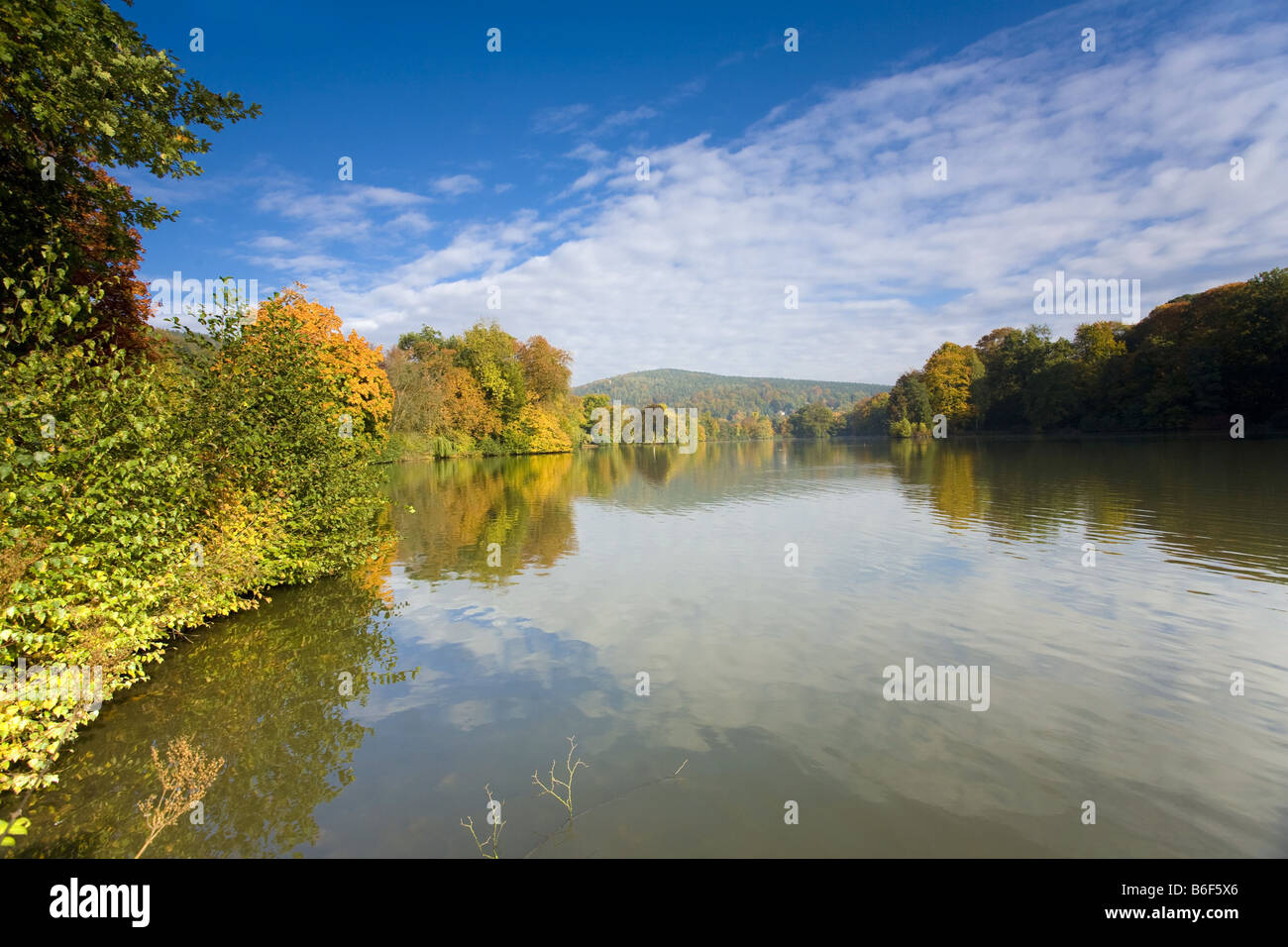 lake at palace ground Greiz, Germany, Thueringen Stock Photo - Alamy