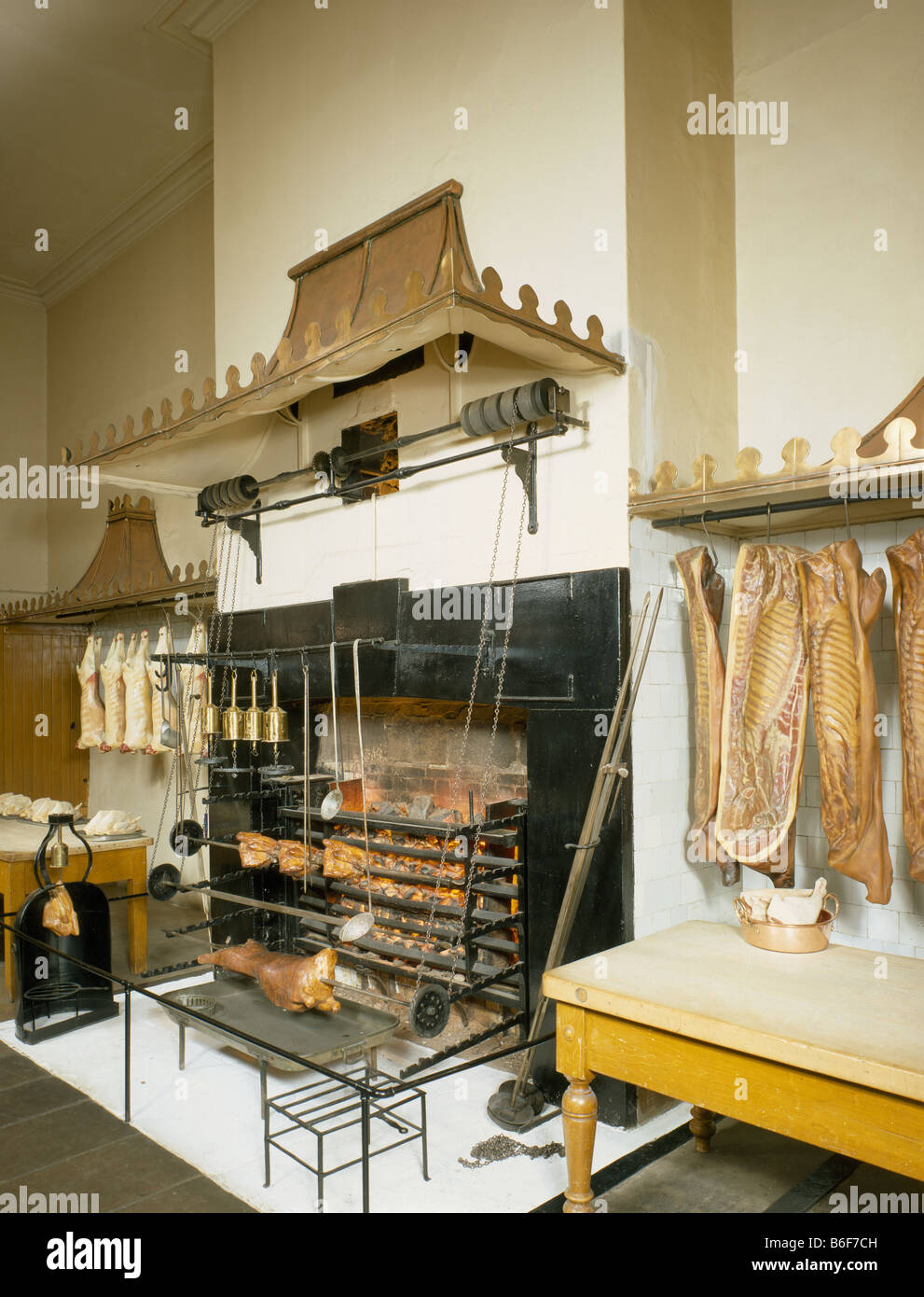 Royal Pavilion Brighton Kitchen Stock Photo - Alamy