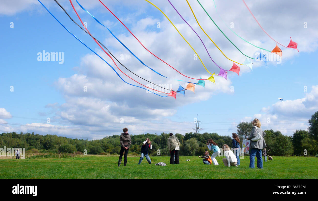 Eleven kites on top of each other hi-res stock photography and images ...