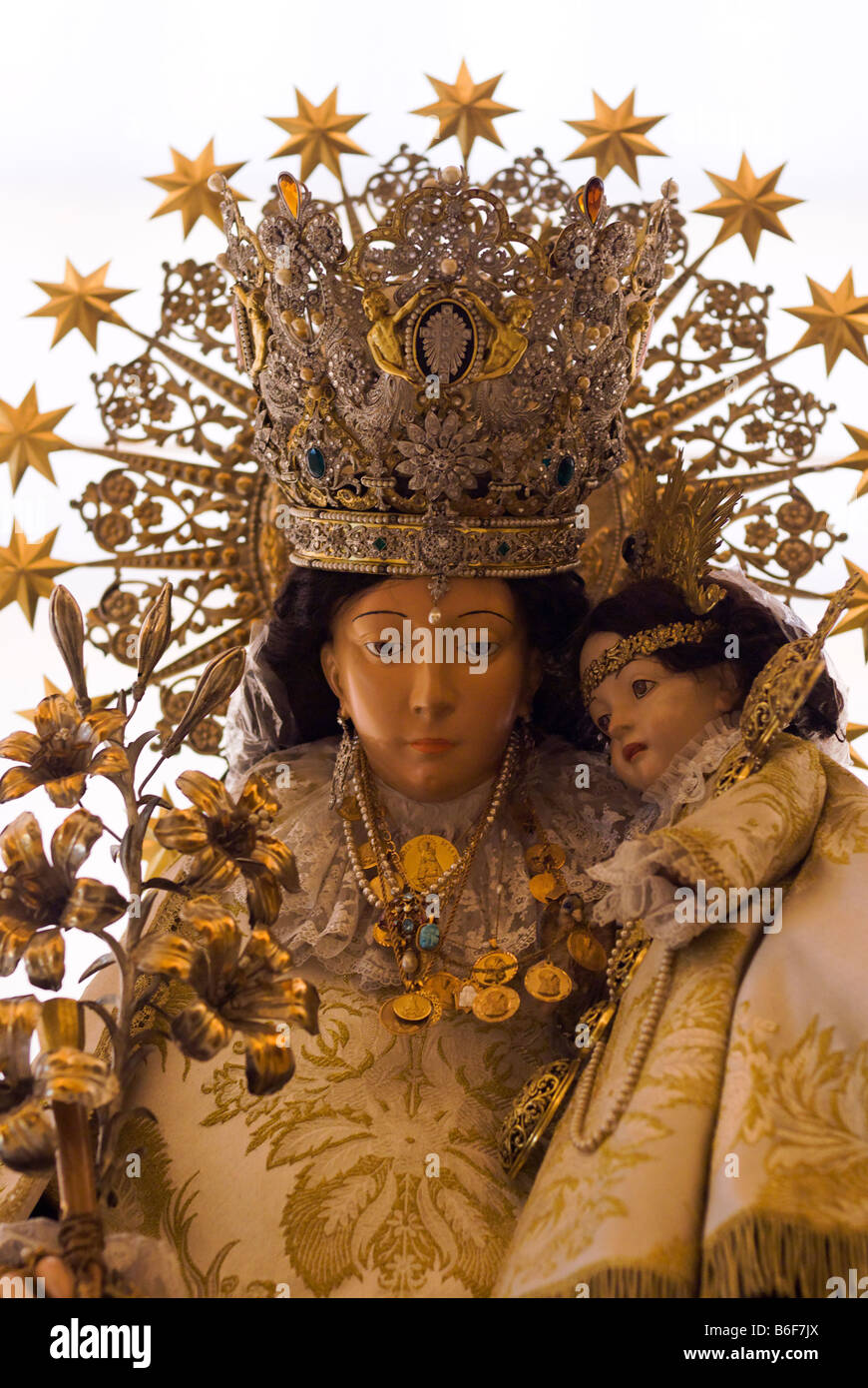 Statue Patron Saint of the city of Valencia Our Lady of the Forsaken ...