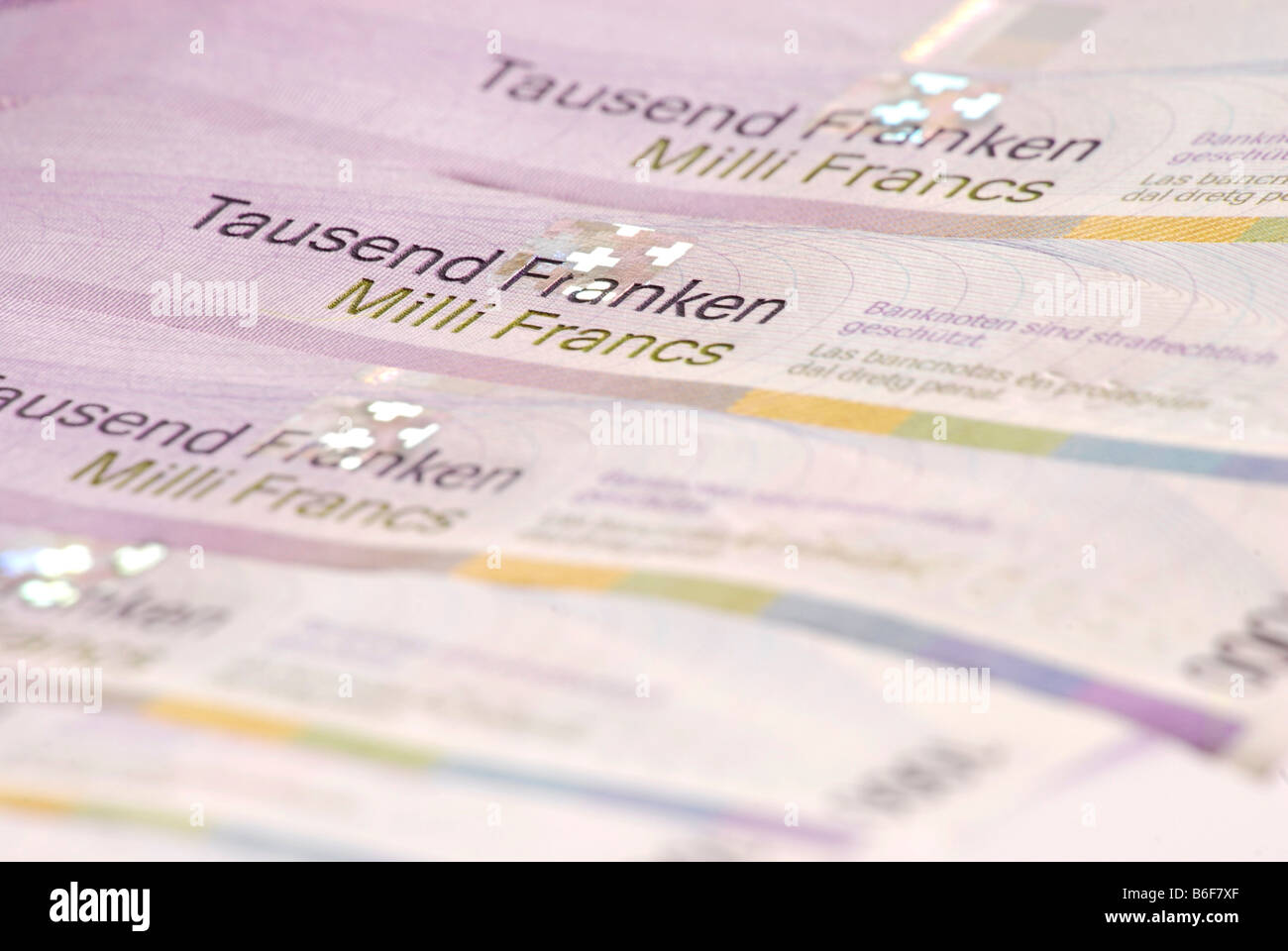 1000 franken noten hi-res stock photography and images - Alamy