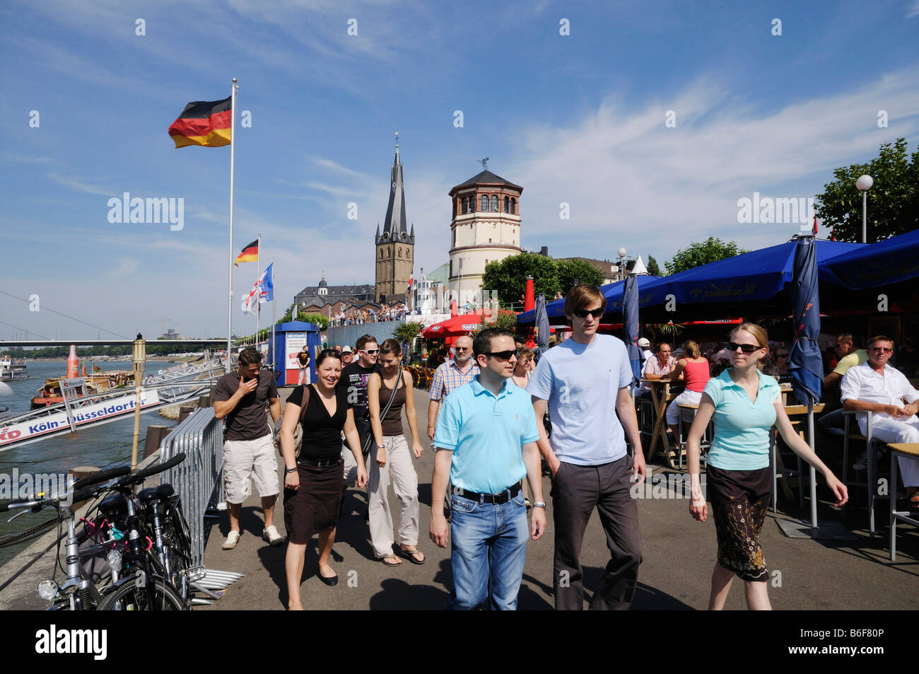 Rheinuferpromenaden hi-res stock photography and images - Alamy