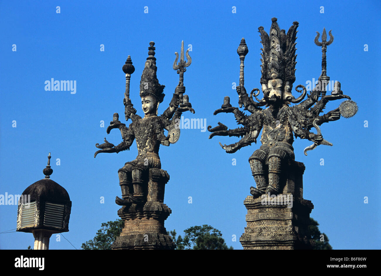 Multi-Armed Shiva and Multi-Headed Ganesh, the elephant god, at the ...