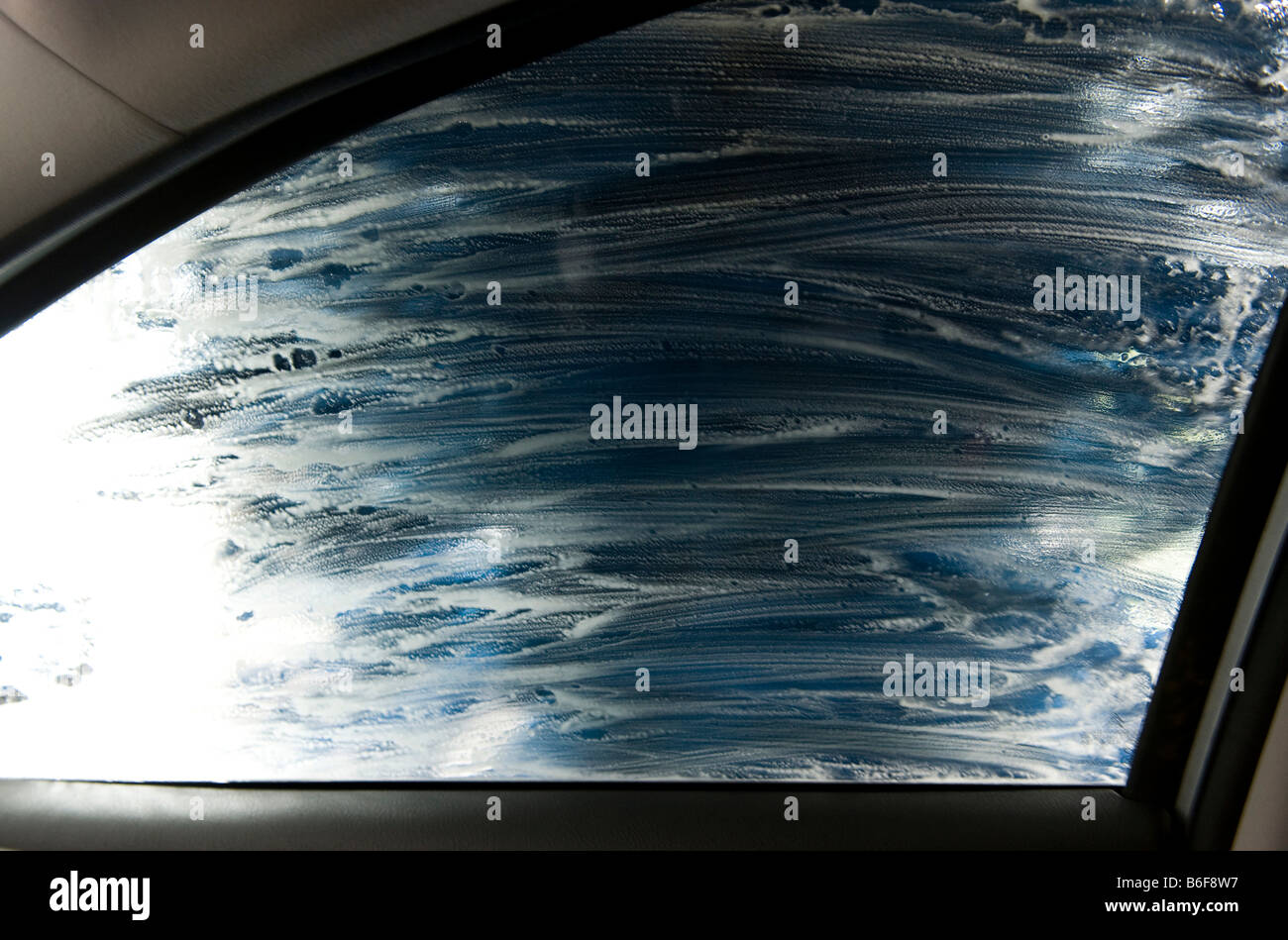 Window of a car in a car wash Stock Photo - Alamy