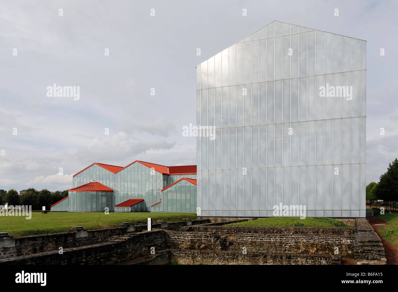 New Roman museum, Xanten archaeological park, APX, Lower Rhine region ...