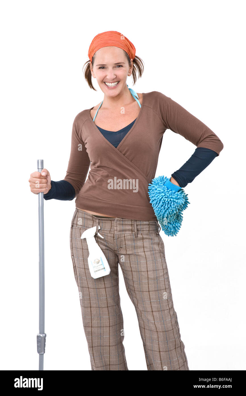 20 years old cleaning lady hi-res stock photography and images - Alamy