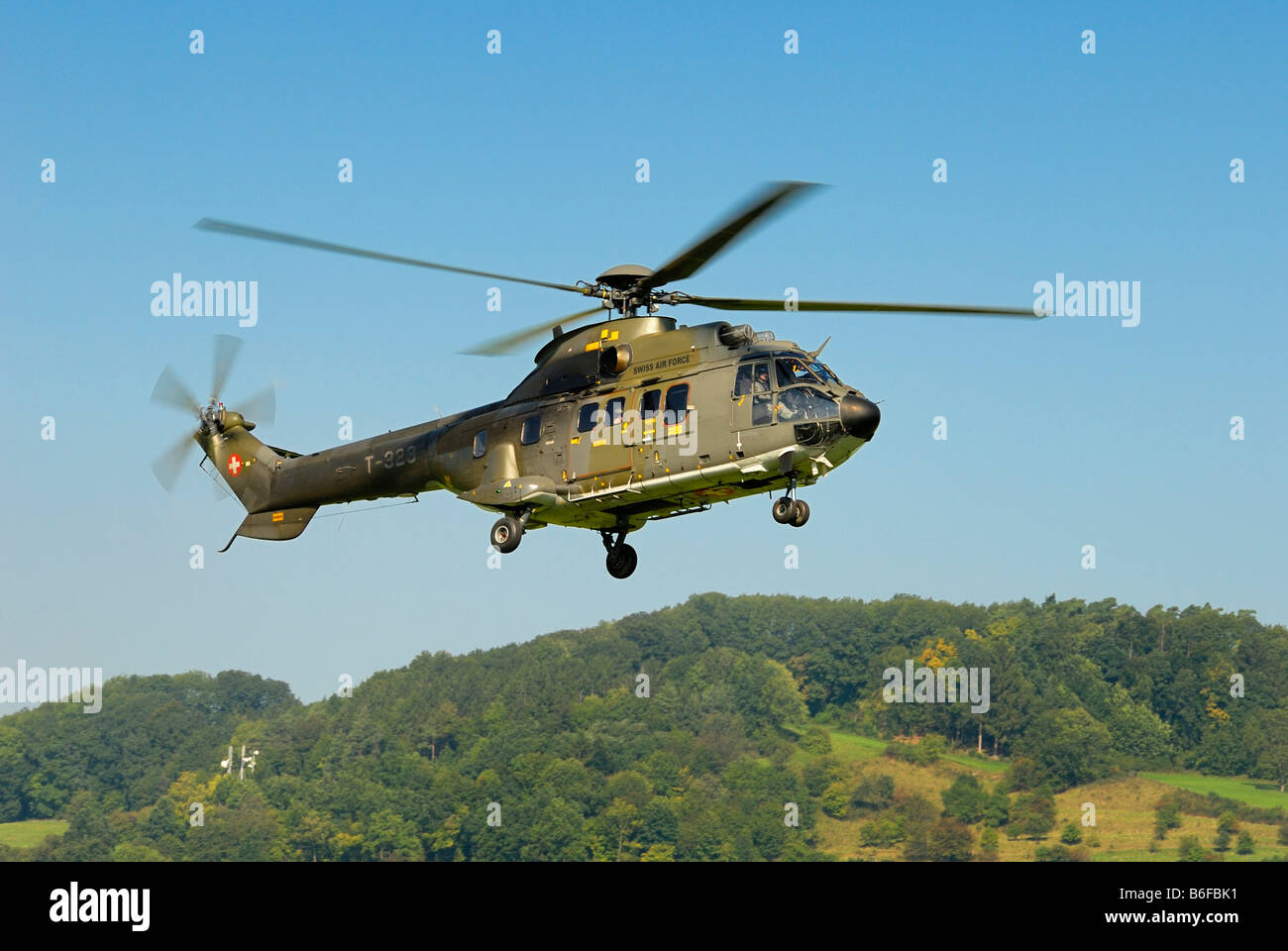 Transport and general-purpose helicopter, Aérospatiale AS 332, from the ...