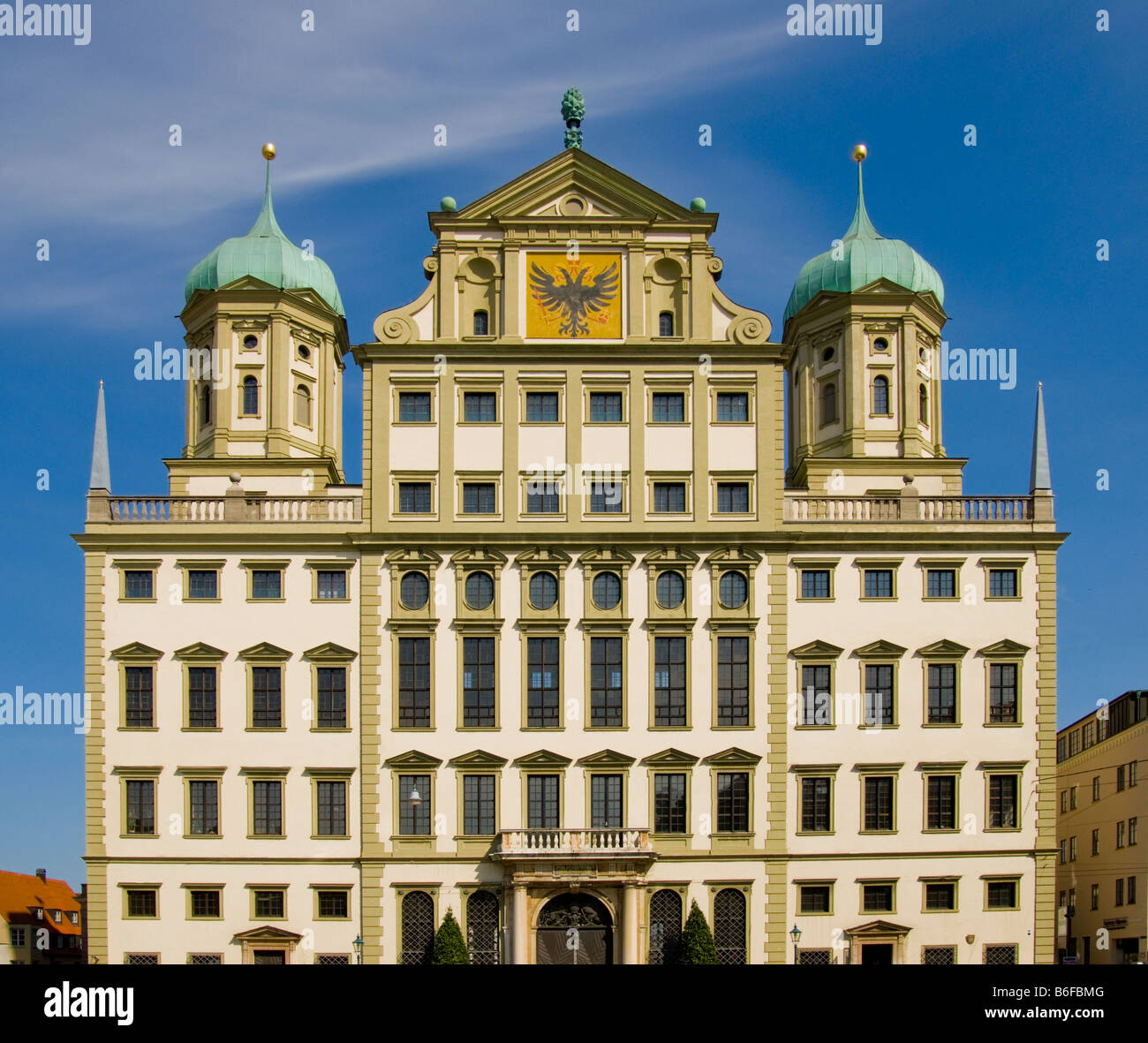 Augsburg, Bavaria, Germany. Town Hall (Rathaus) Renaissance ...