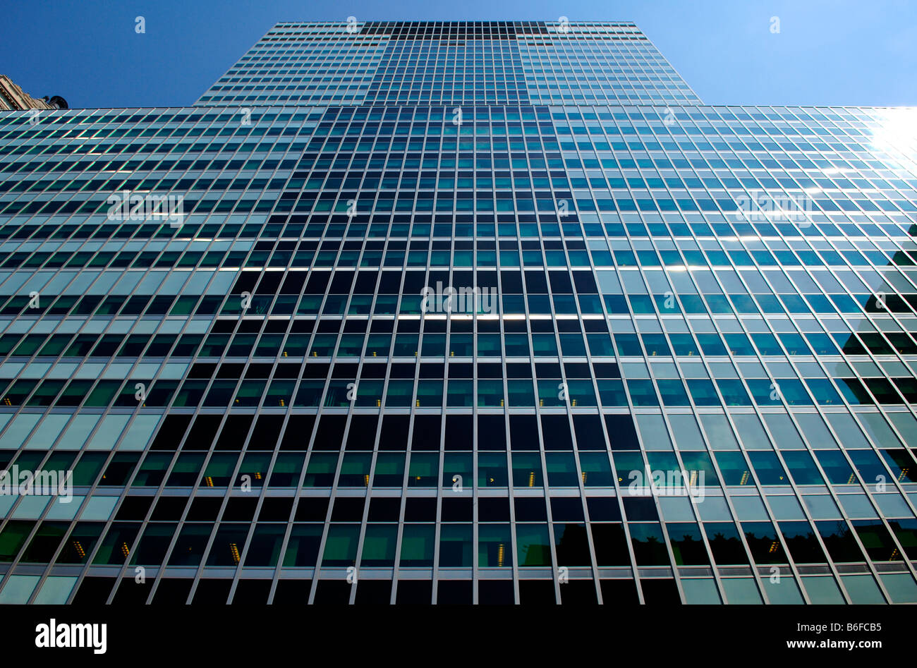 Facade of a skyscraper, New York City, USA Stock Photo - Alamy