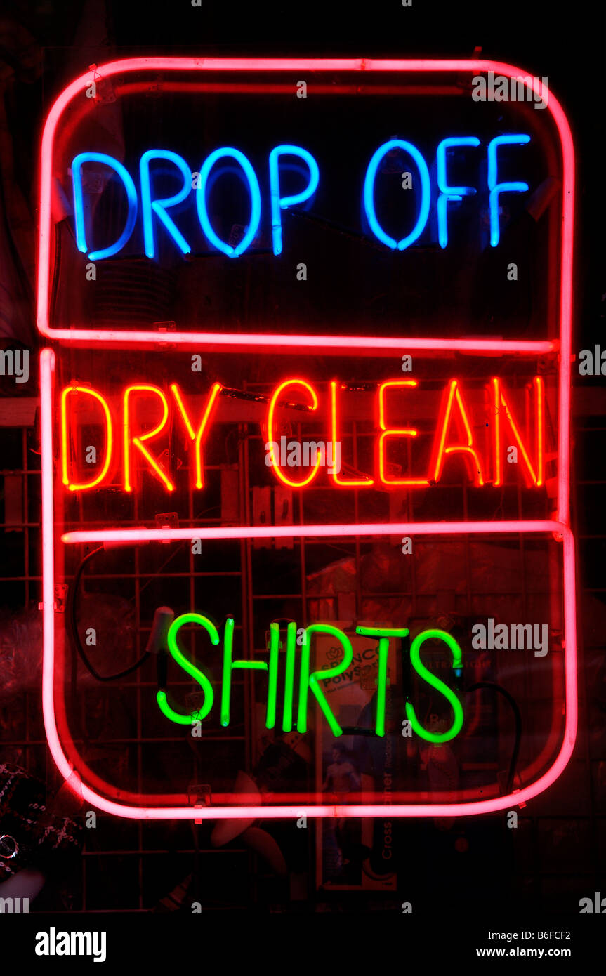 Laundry sign hi-res stock photography and images - Alamy