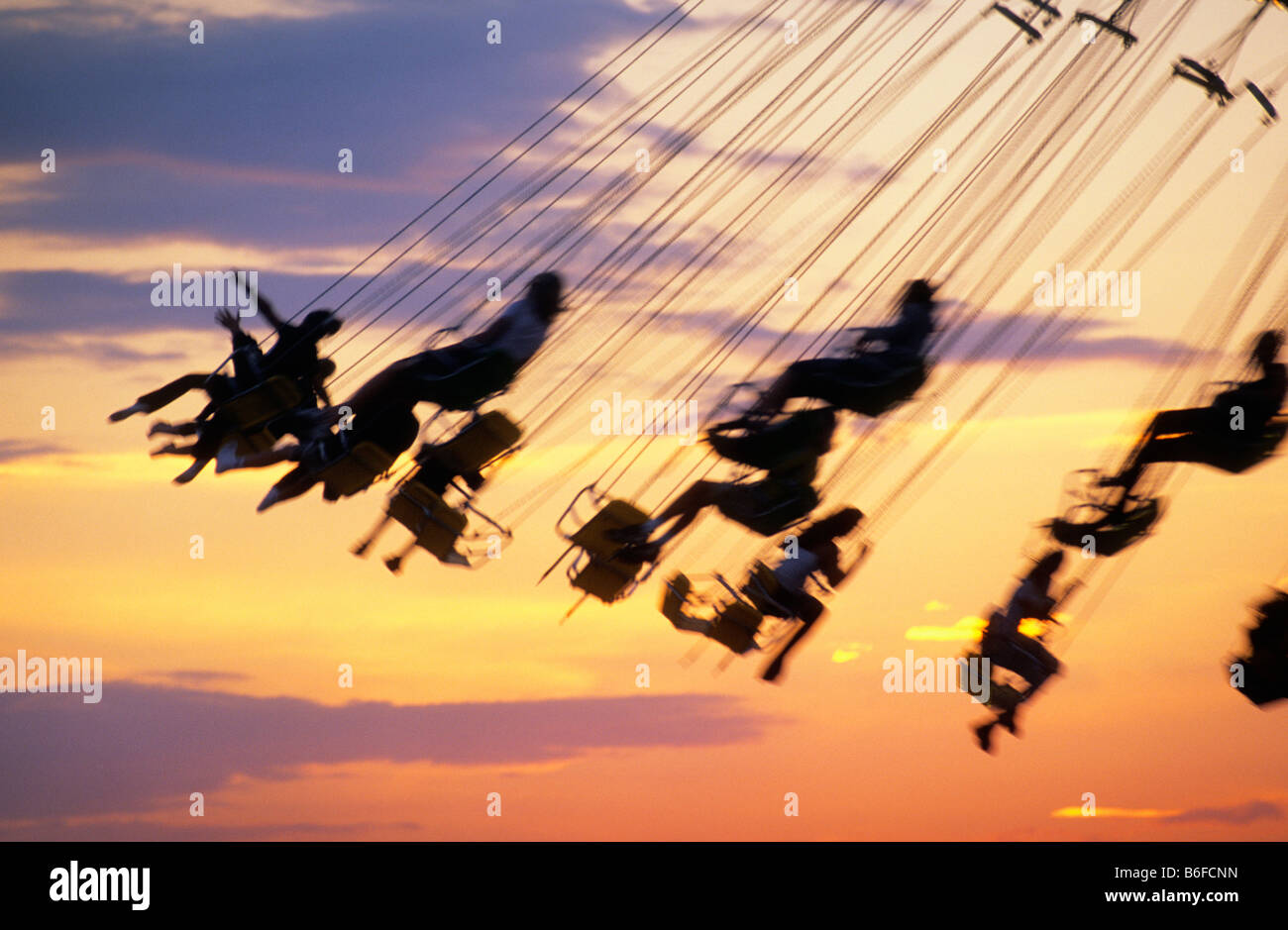 Merry go round swing hi-res stock photography and images - Alamy