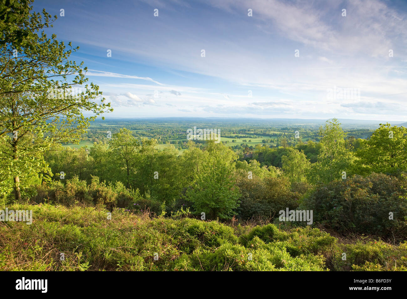 Holmbury hill view south hi-res stock photography and images - Alamy