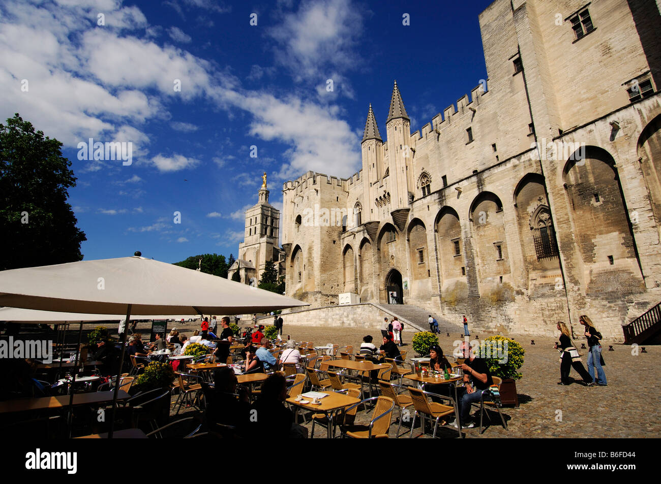The Popes' Palace in Avignon, Provence, France, Europe Stock Photo - Alamy