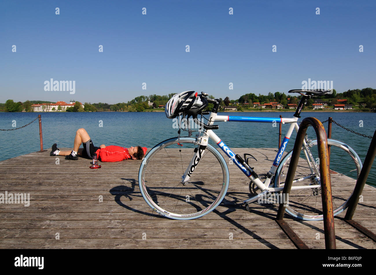 Chiemsee cycling hi-res stock photography and images - Alamy
