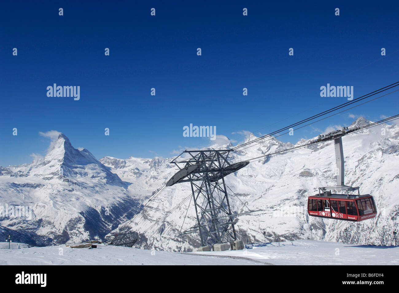The matterhorn with zinalrothorn hi-res stock photography and images ...