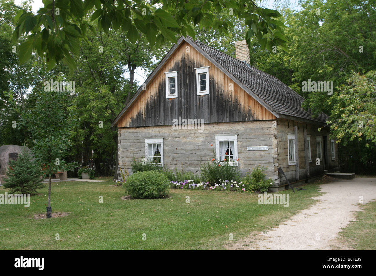 Historic Mennonite home at the Mennonie Heritage Museum Stock Photo - Alamy