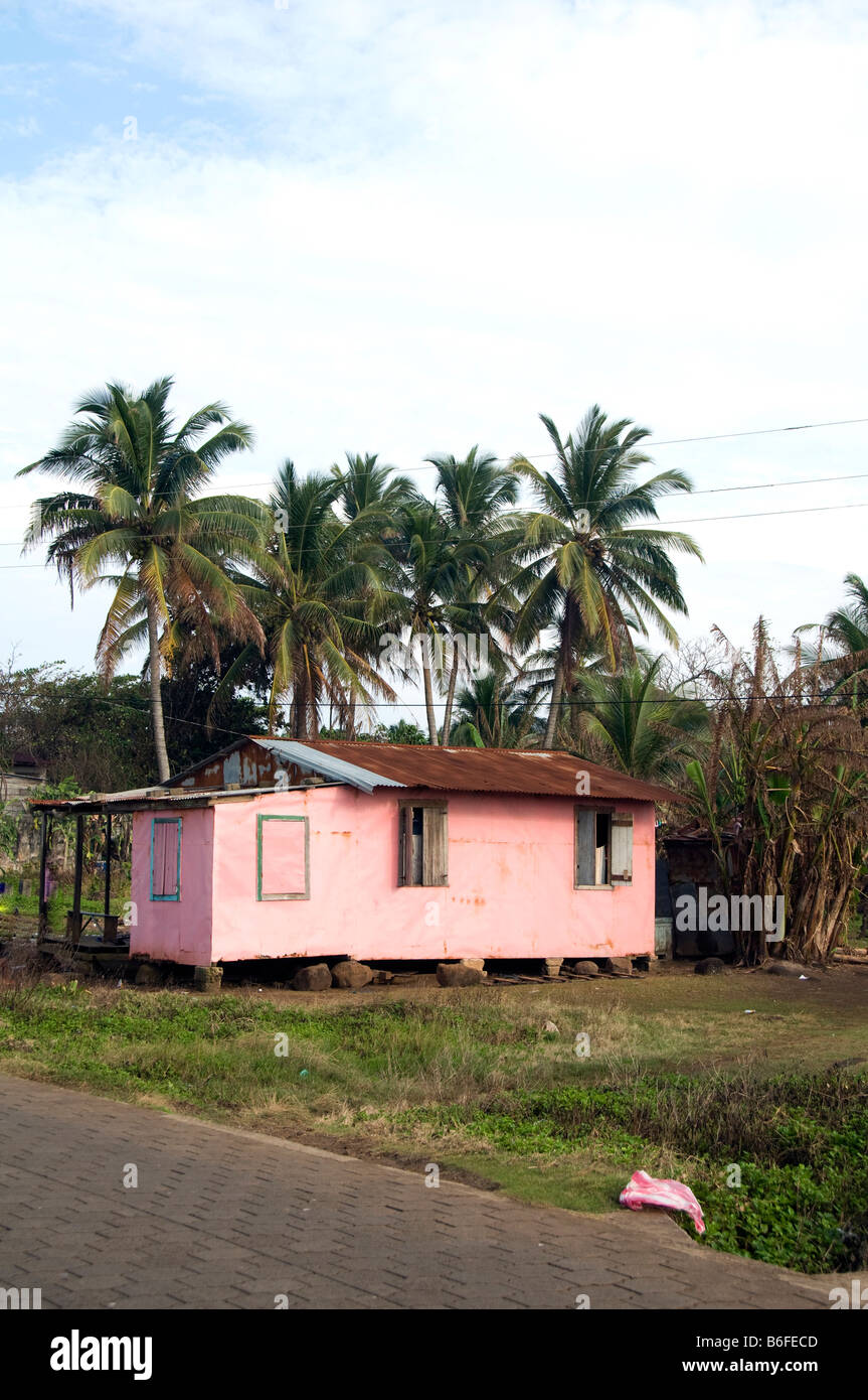 house typical architecture wood ramshackle shanty residence corn island ...