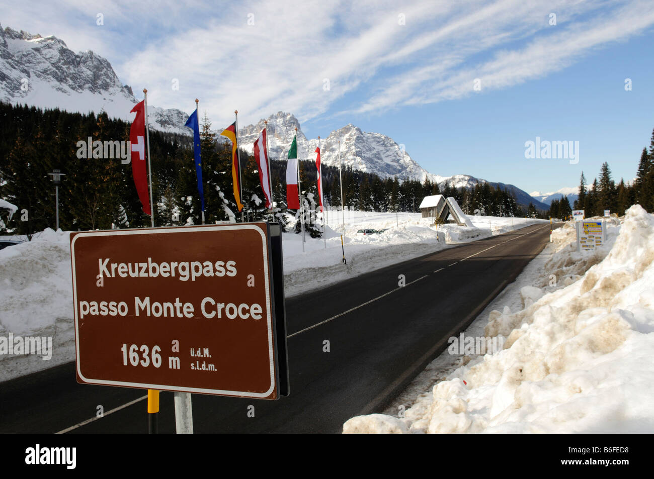 Monte croce pass hi-res stock photography and images - Alamy
