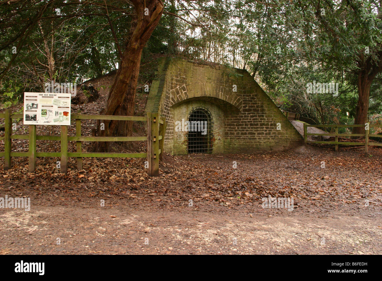 The Ice House Rufford Park Nottinghamshire Stock Photo - Alamy