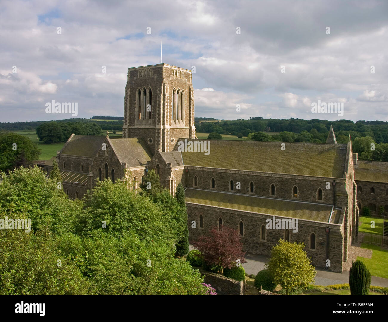 Mount St Bernard Abbey, Charnwood Forest, UK. The only Cistercian ...