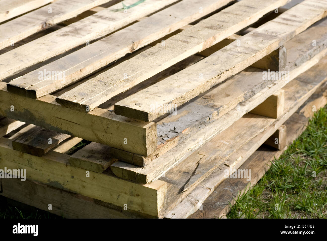 Stacked skids hi-res stock photography and images - Alamy
