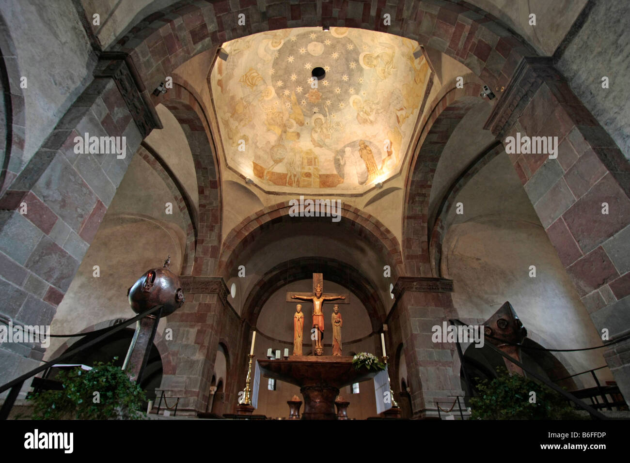 Interior of the Collegiate Church in San Candido / Innichen in ...